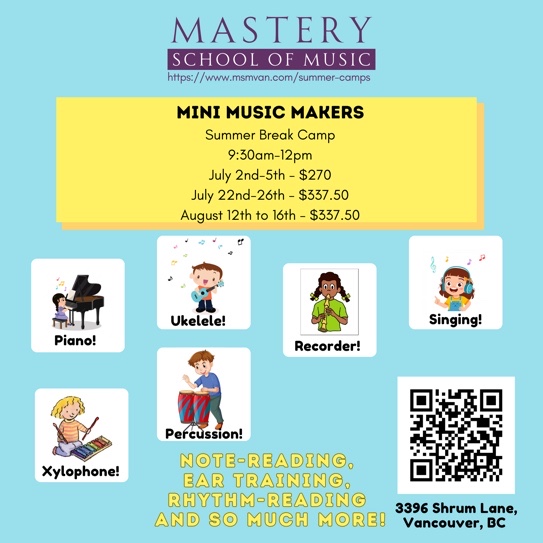 Summer Camps – Mastery School of Music™